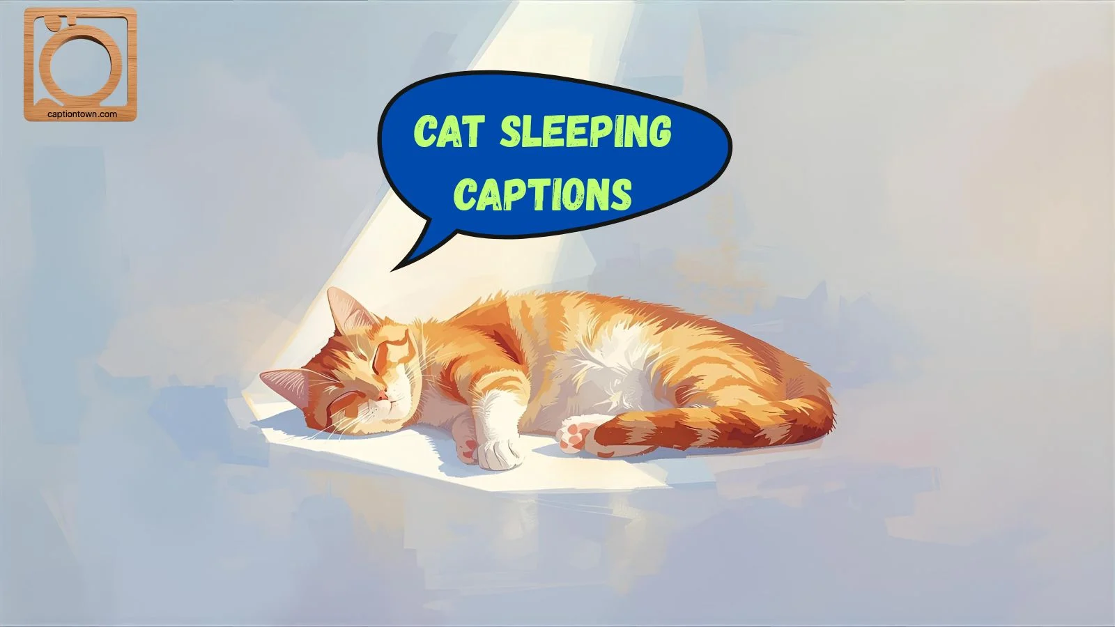 550+ Cat Sleeping Captions for Instagram 2025-2026